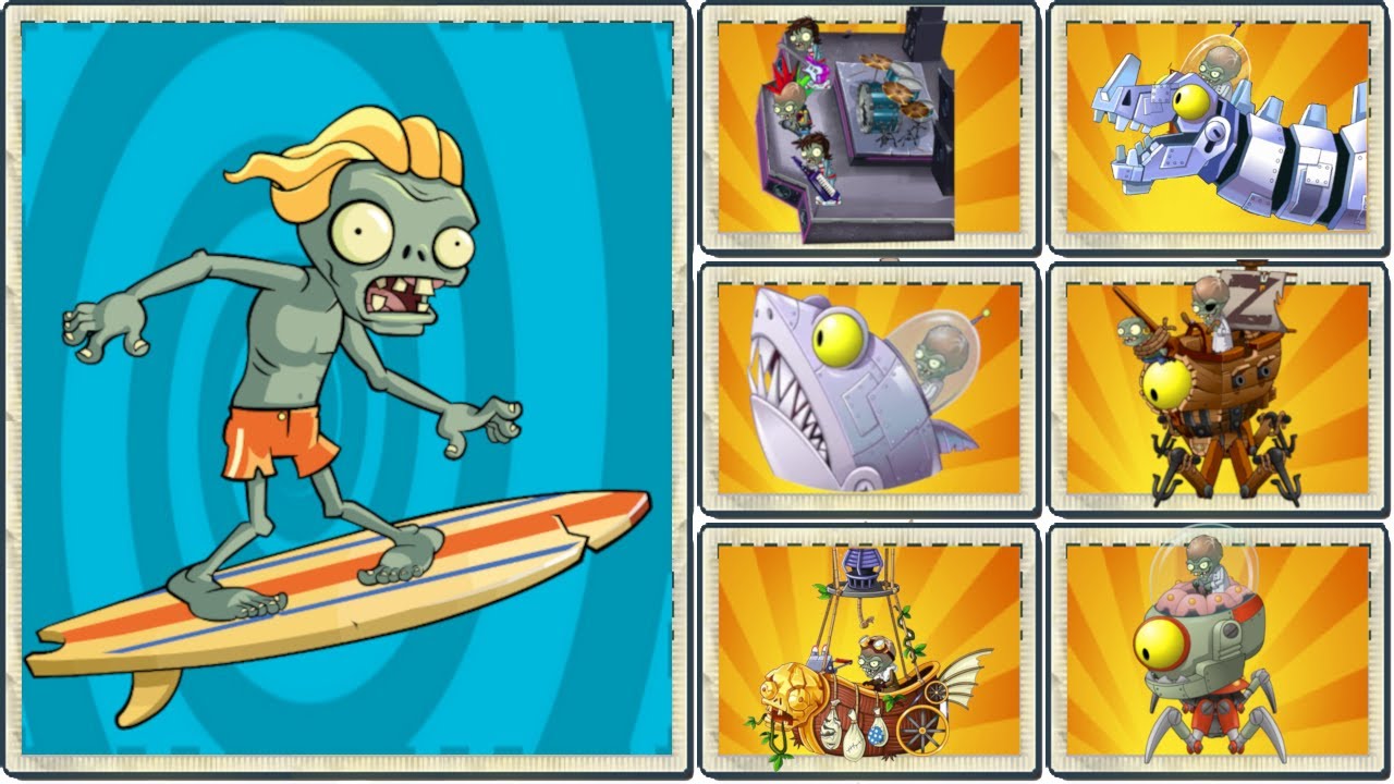 Plants vs Zombies 2 I, Zombie Surfer vs Zomboss | MrongerPvZ2 - YouTube