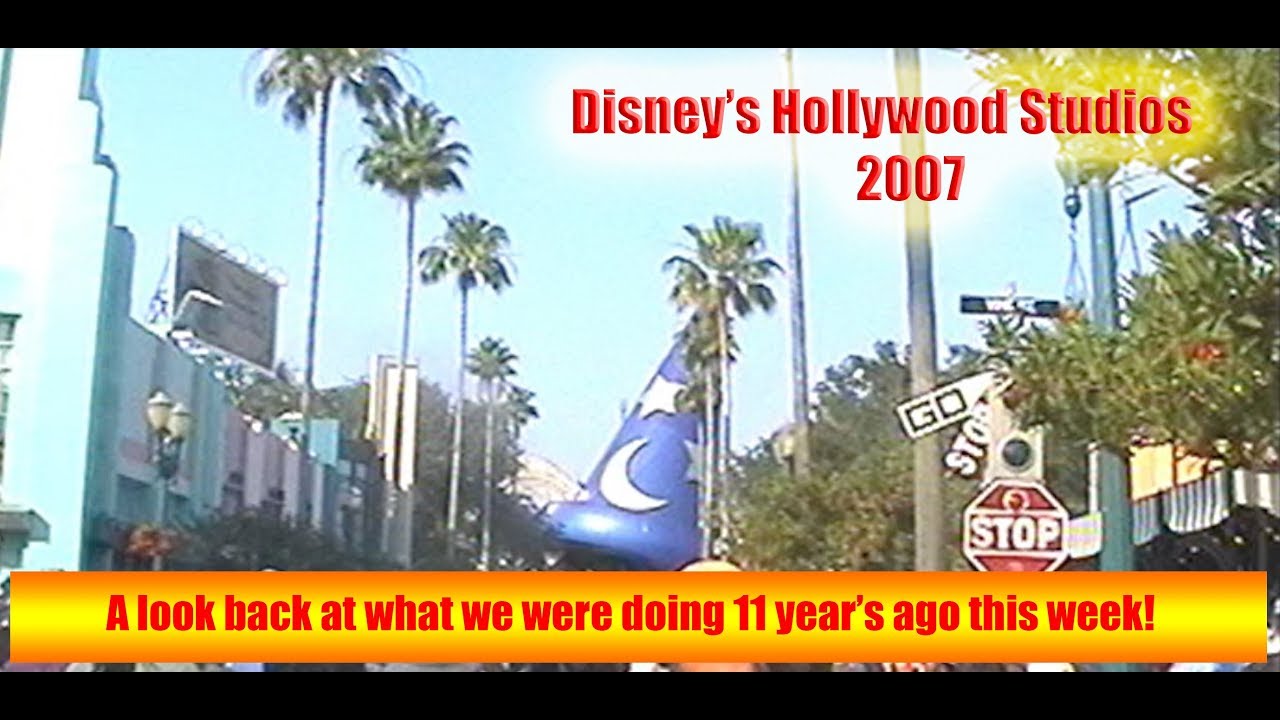 Walt Disney World Disney Hollywood Studios 2007 Orlando Florida - YouTube