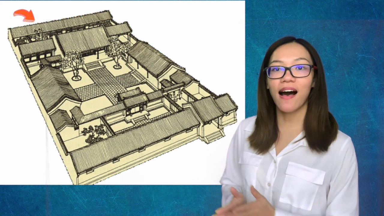 Chinese Architecture 四合院 (si he yuan) - YouTube