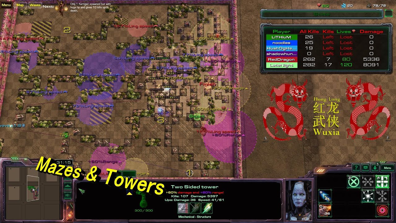 Mazes & Towers with the pros at Entropy TD - YouTube