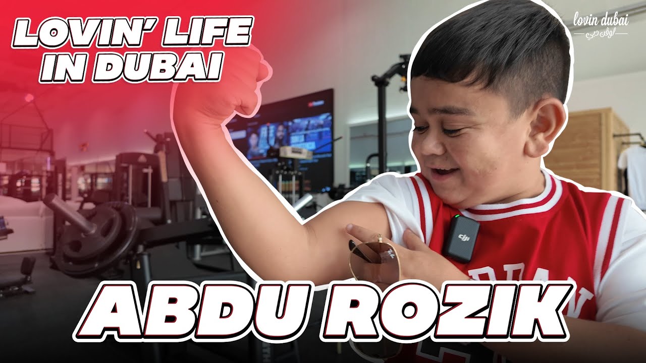 Lovin Life in Dubai with Abdu Rozik At His Swanky Dubai Gym - YouTube