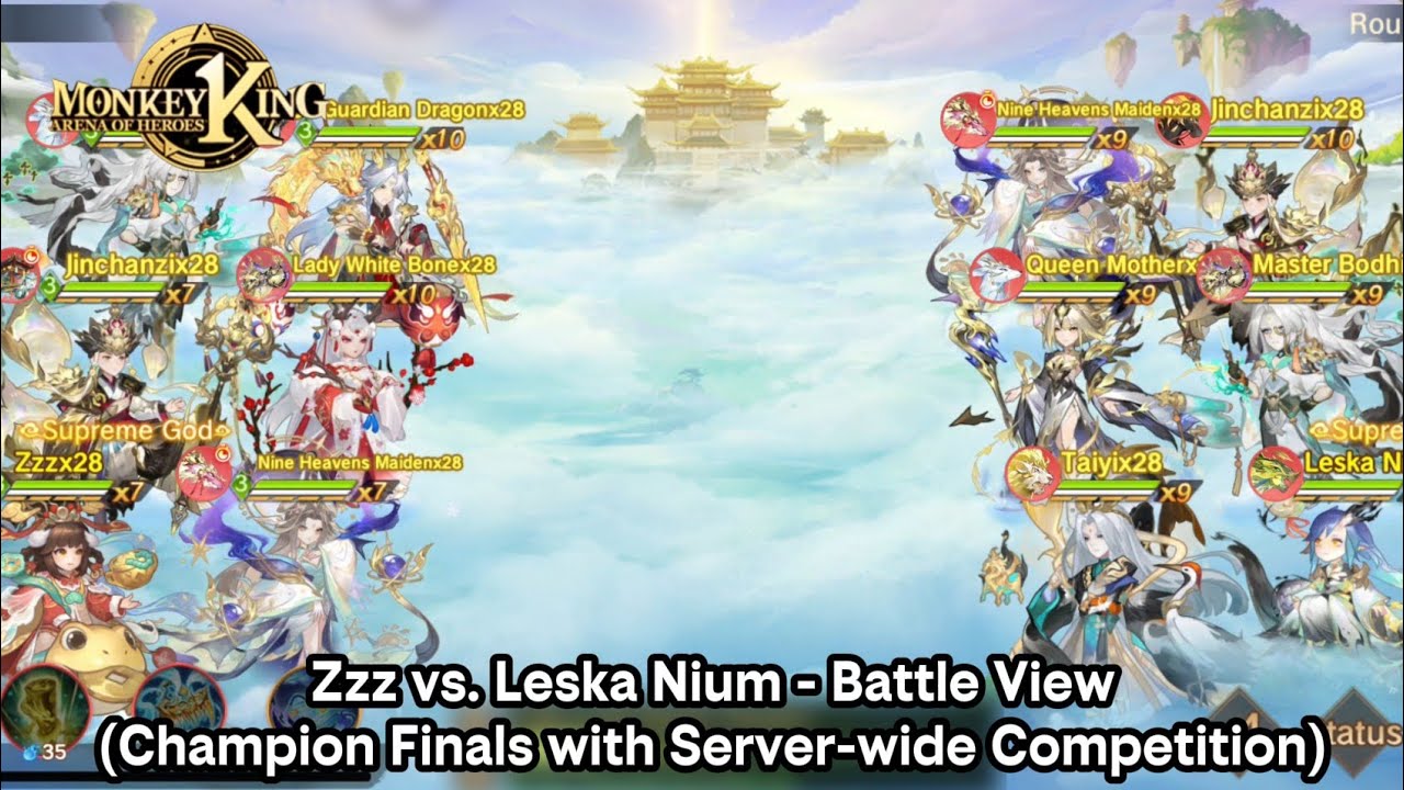 Zzz vs. Leska Nium Battle View with Champion Finals | Monkey King ...