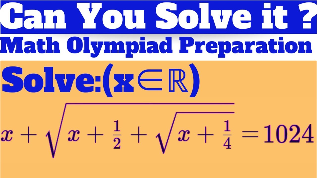 Master Math Olympiad: Solve Questions the Easy Way! - YouTube