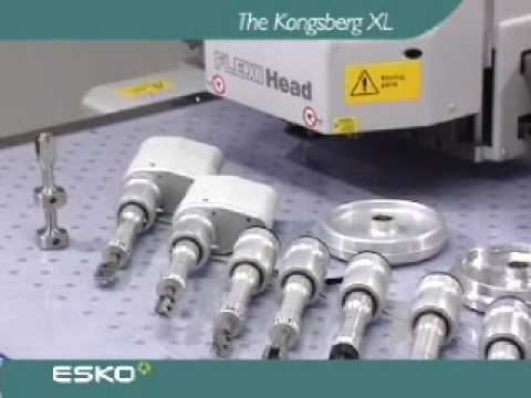 Esko Kongsberg XL - YouTube