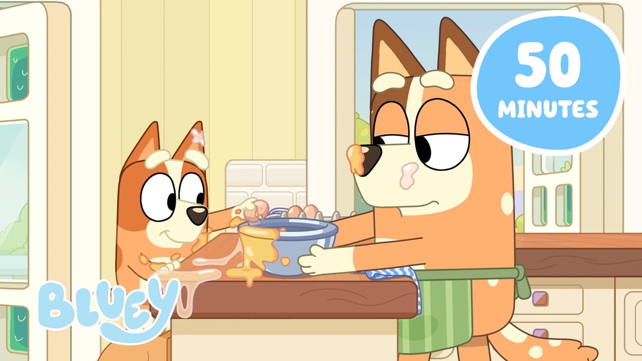 🔴LIVE: Breakfast with Bluey 😋 💙 | Fun Bluey Food and Cooking Moments ...