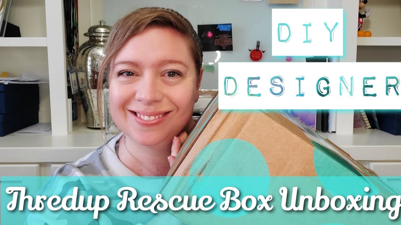 Thredup Thursday! Open a DIY Designer ThredUP Rescue Box With Me! - YouTube