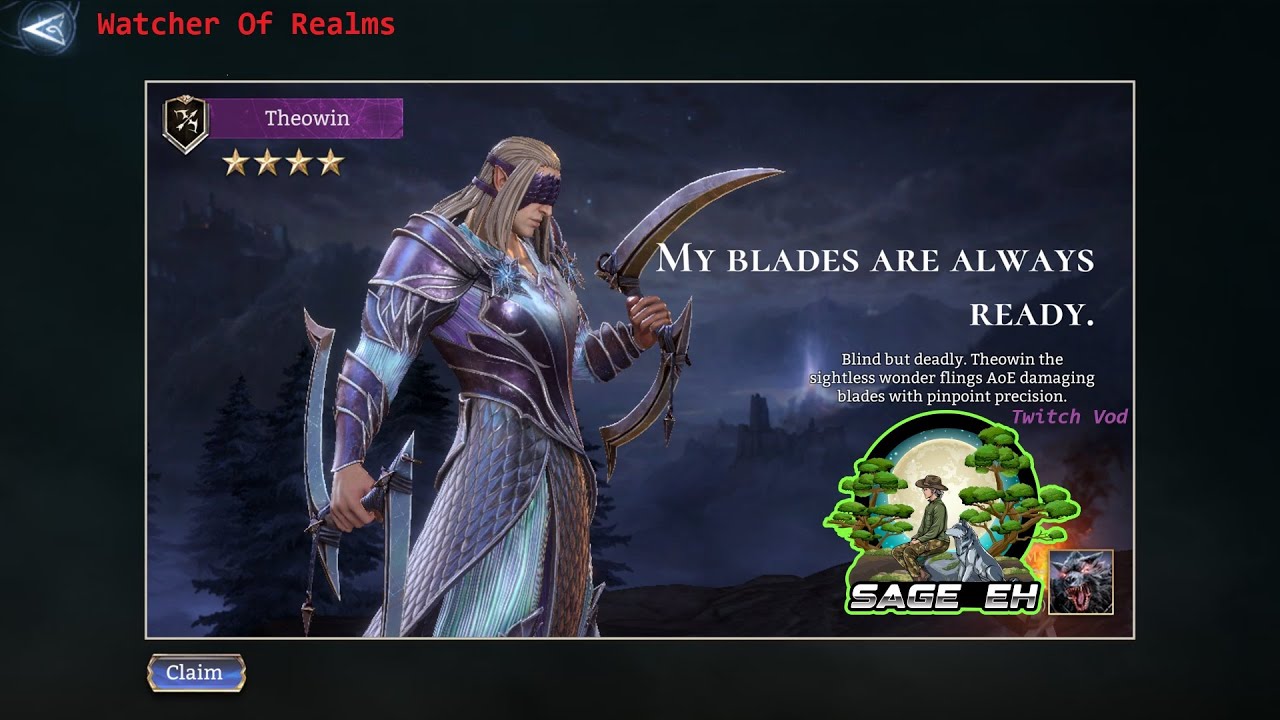 Sage - Watcher Of Realms Sponsored Stream Pt2 - YouTube