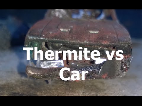 Thermite Vs Toy Car - YouTube