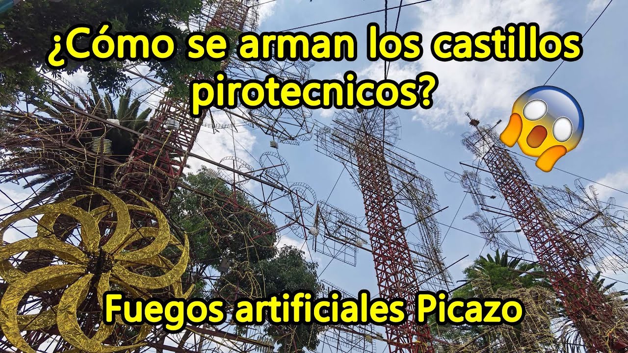 ¿Cómo se monta un castillo de pirotecnia? / Fuegos artificiales picazo ...