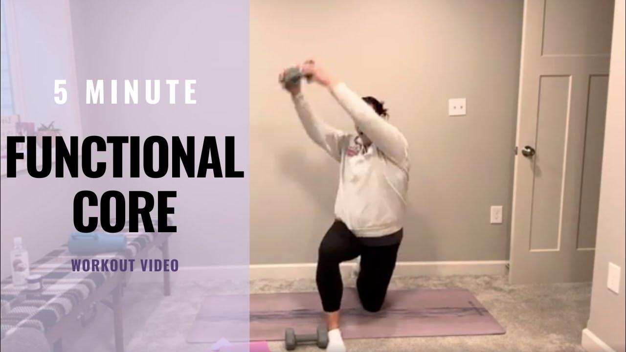 Functional core! Great for postpartum mamas! - YouTube