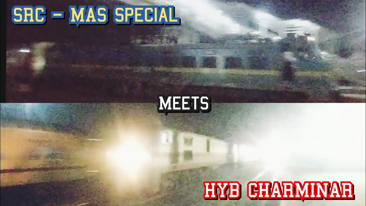 A Special train meets Charminar.... KGP WAG7 🔗 06072 SRC MAS Spl meets ...