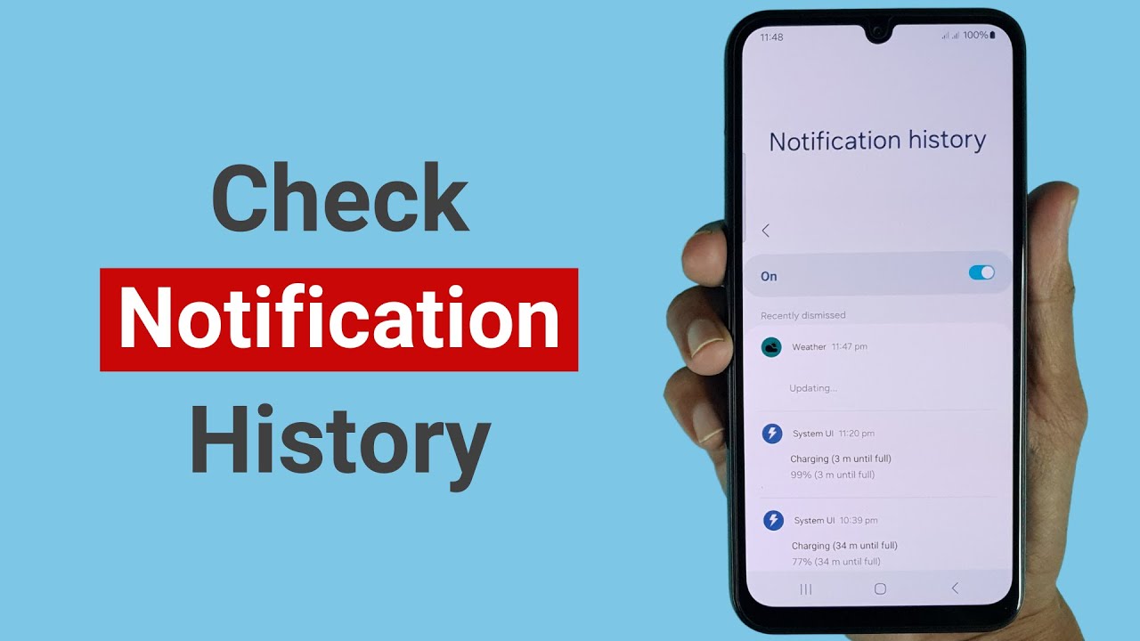 How to Check Notification History on Android - YouTube