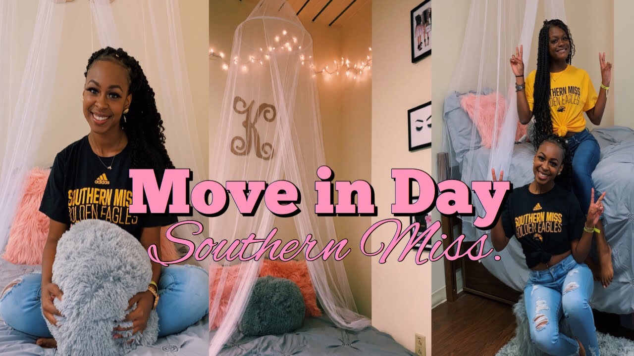 Moving Into College | Vann Hall| Southern Miss. - YouTube