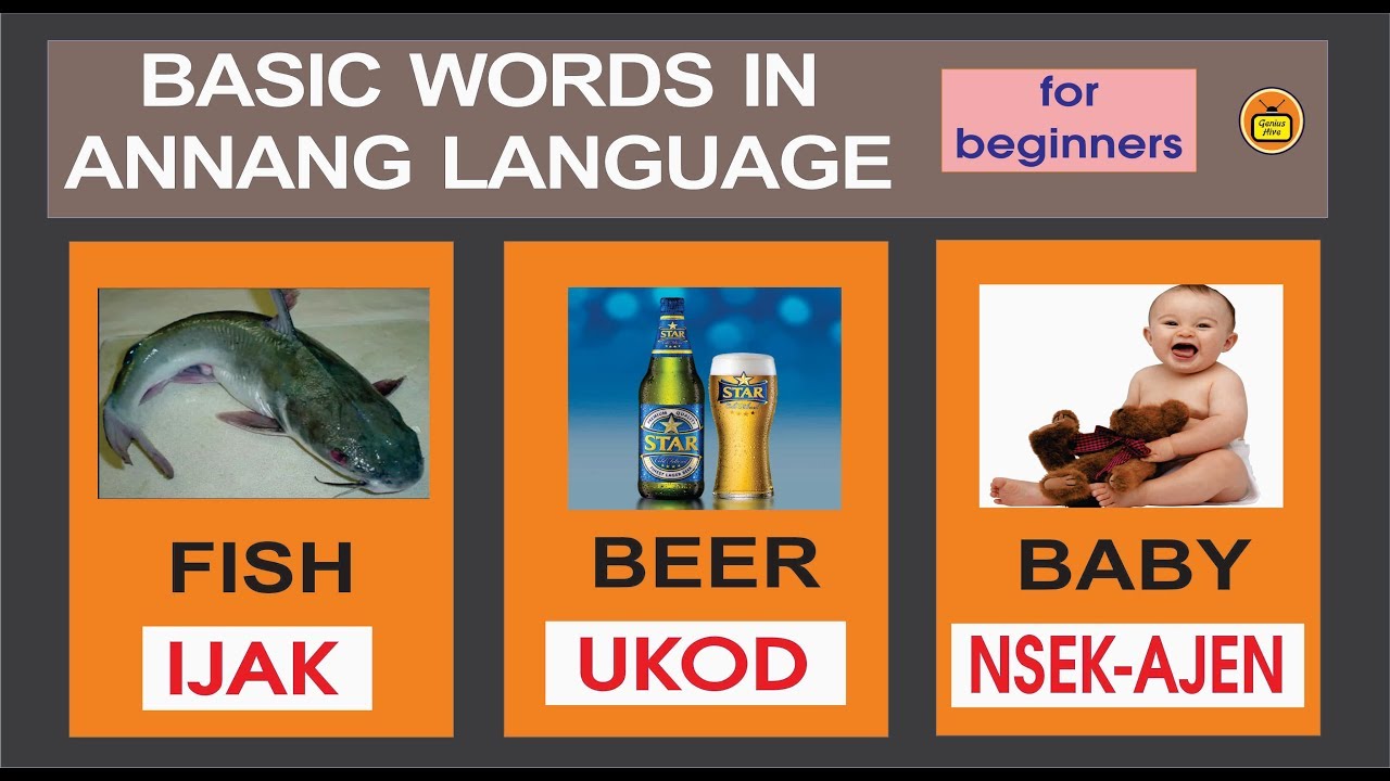Basic Words in Annang Language for Beginners - YouTube