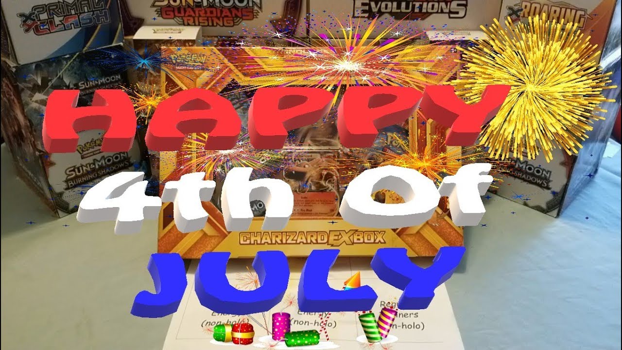 CHARIZARD FOURTH OF JULY POKEMON CELEBRATION & GIVEAWAY - YouTube