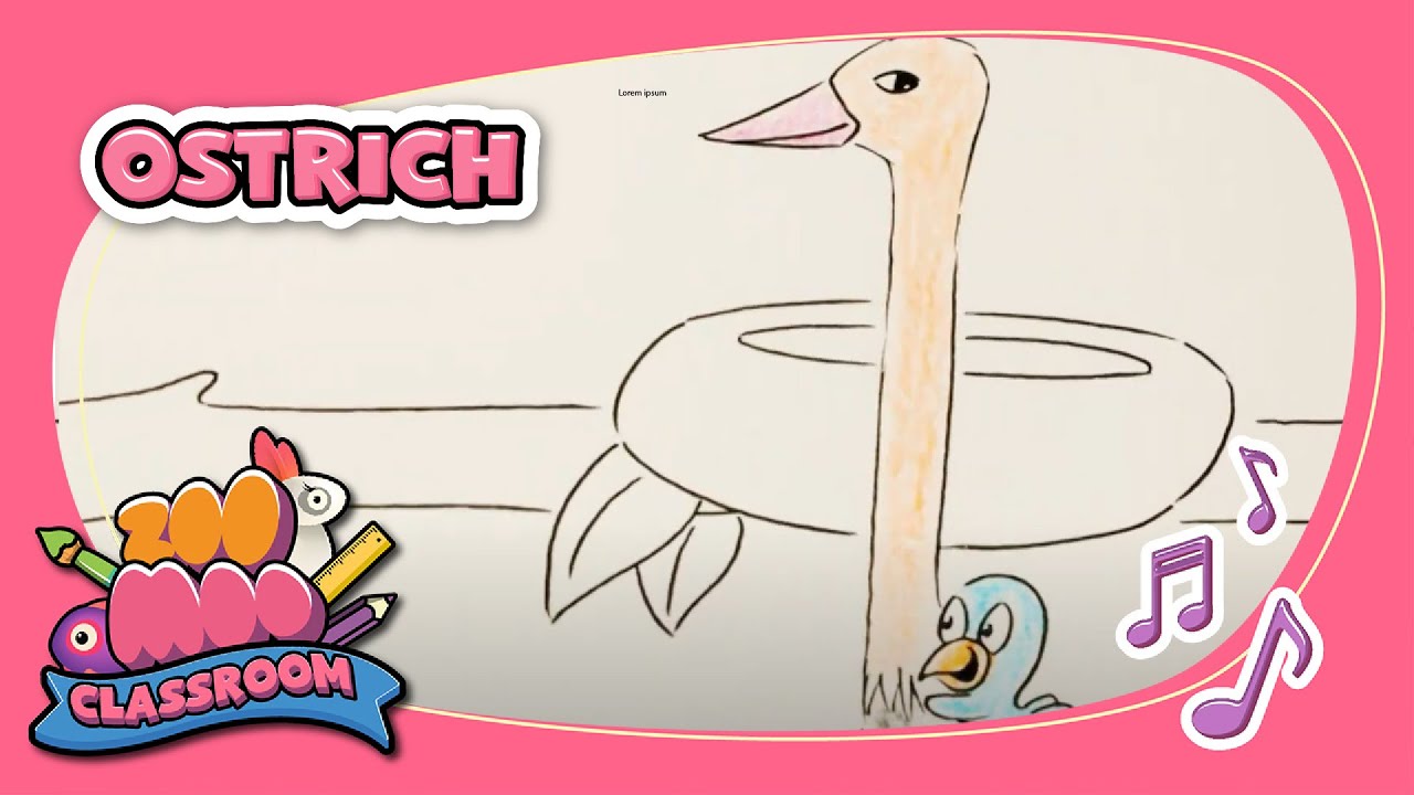 Ostrich | Bluebird | Music for kids - YouTube