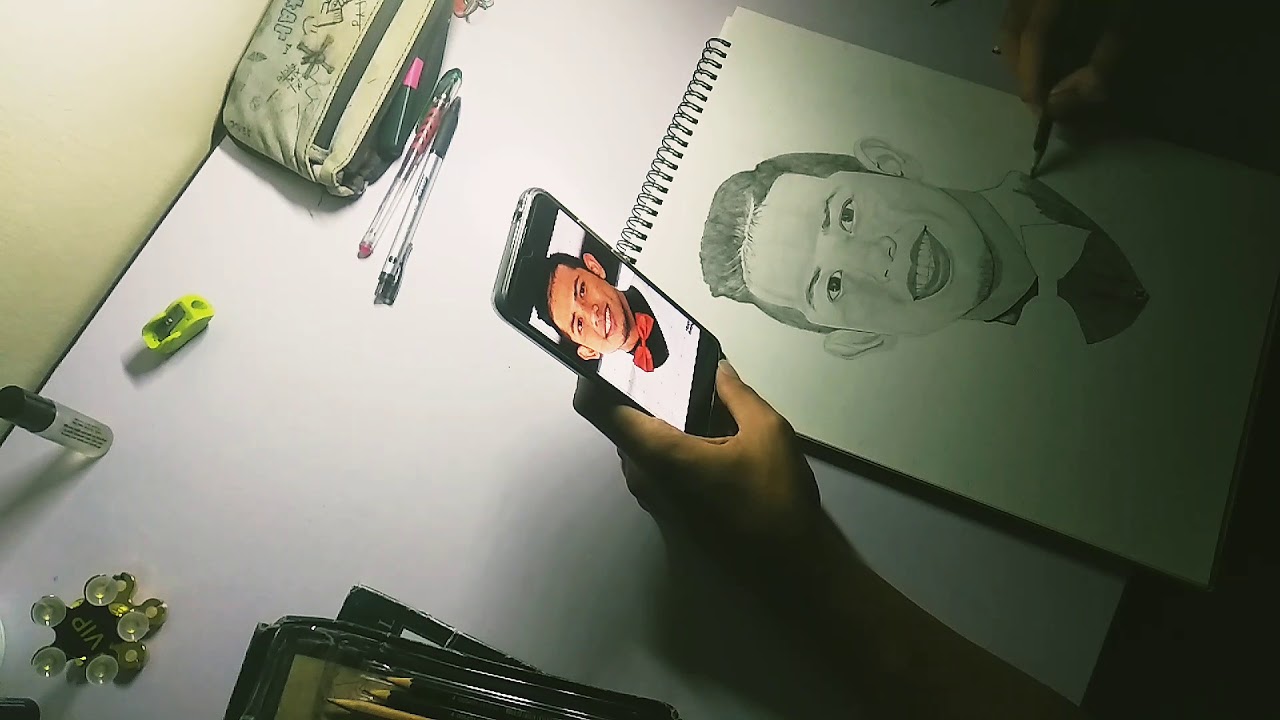 Drawing Nabil Ahmad || Adib Fakar - YouTube