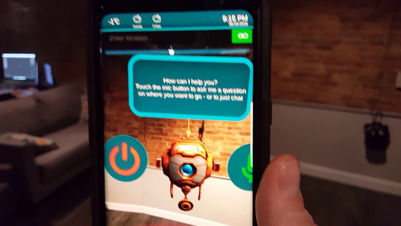 ARCore | Augmented Reality Artificial Intelligence Bot - YouTube