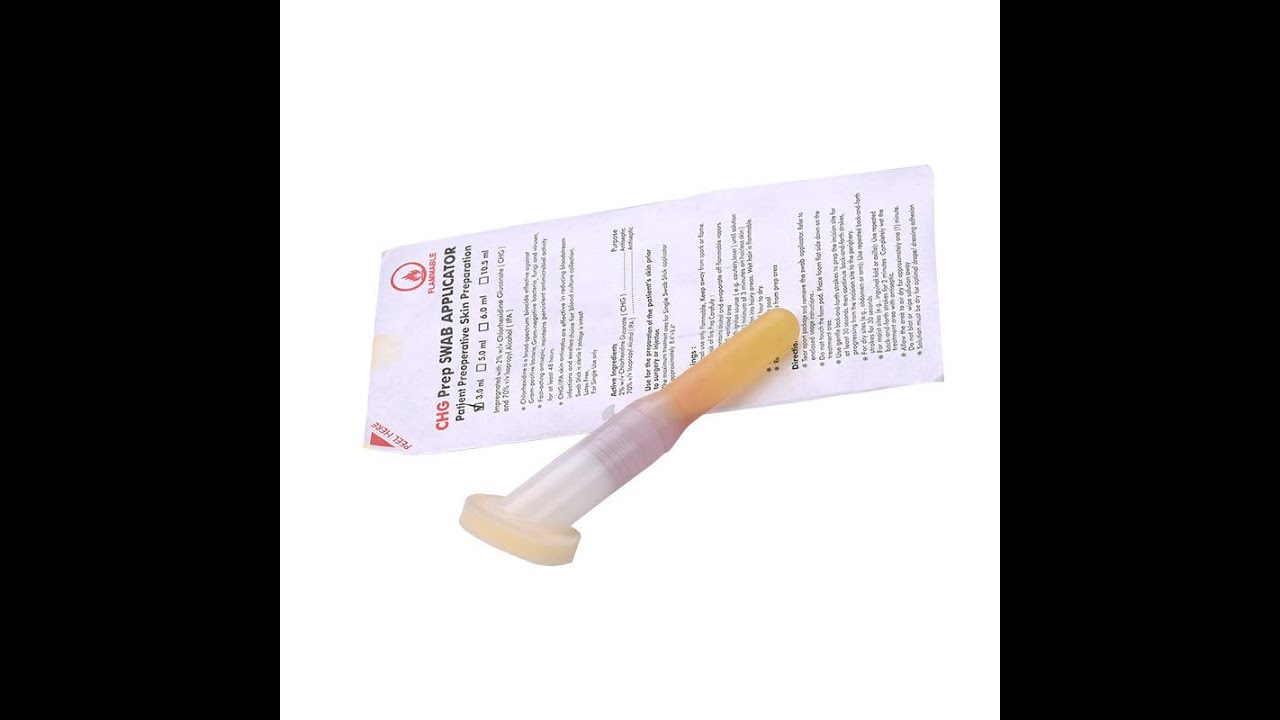 How to use 3ML CHG applicator - YouTube