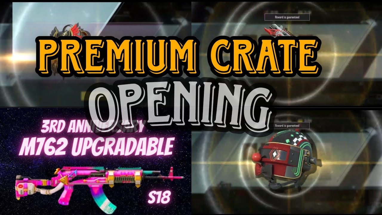 Premium Crate Opening 🤩 || Pubg Crate Opening || Crate opening - YouTube