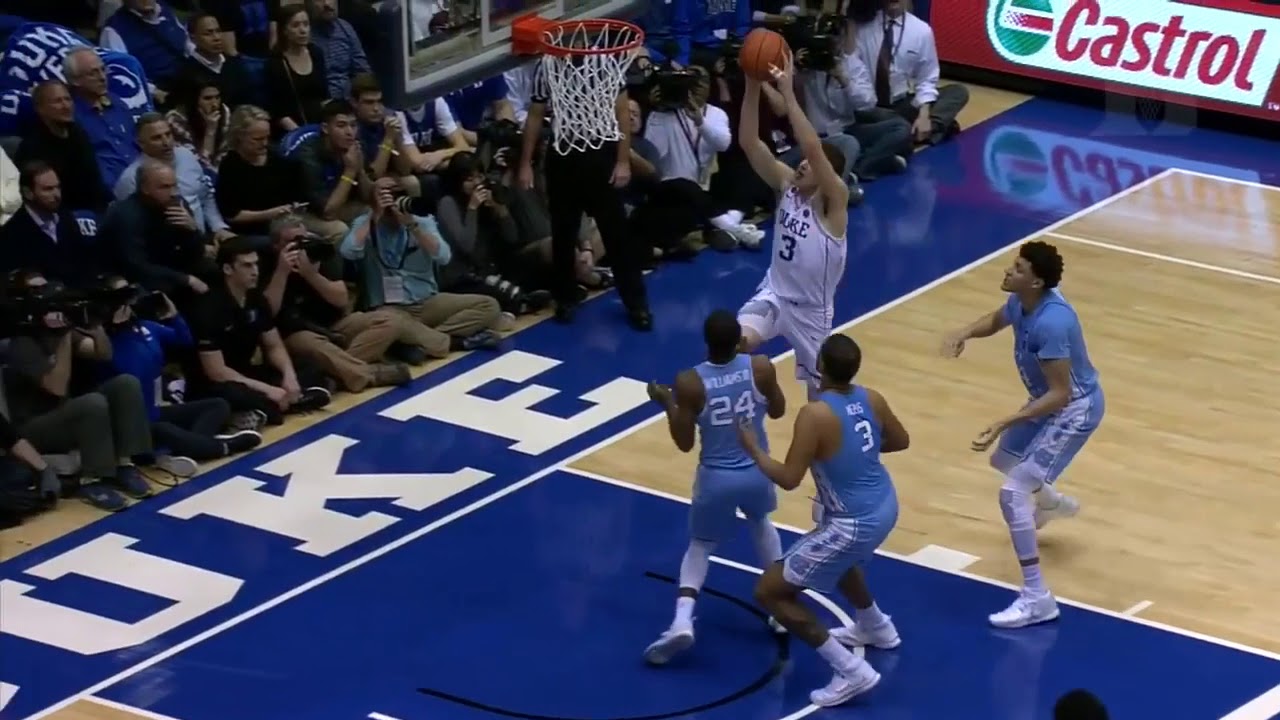 Grayson Allen vs UNC - YouTube