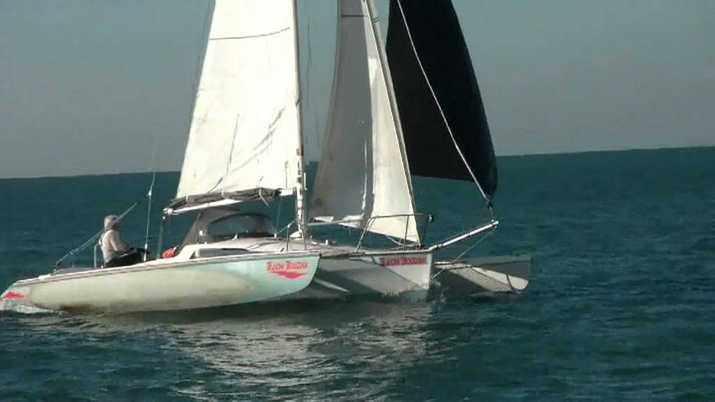 Trimaran Corsair F24 Baie de Seine 2 - YouTube