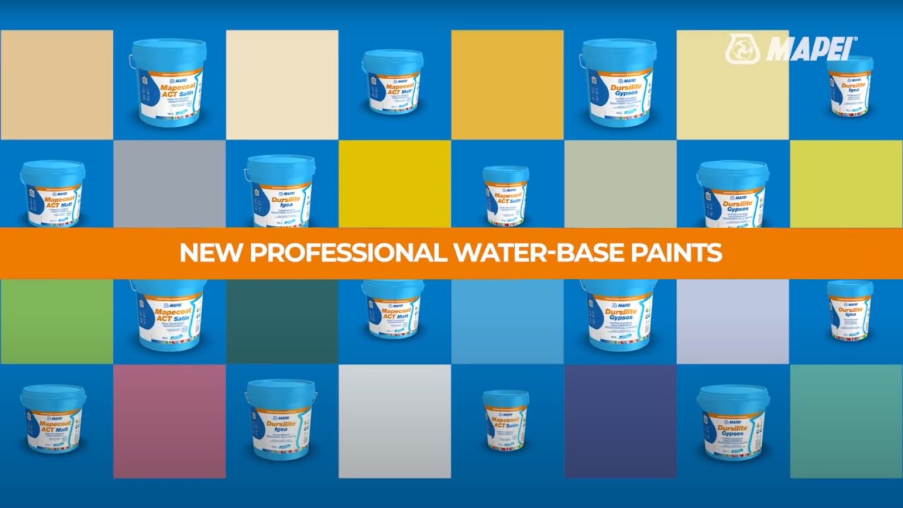 Mapei | Water-based coatings range - YouTube