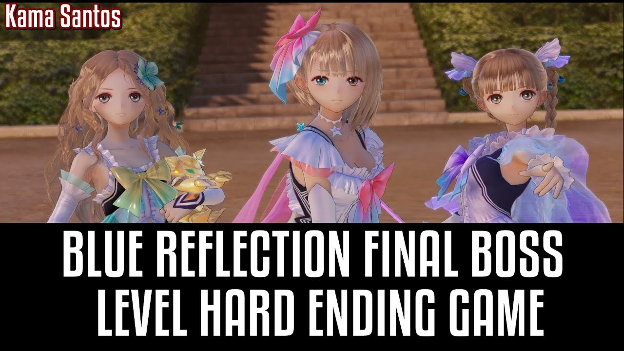 BLUE REFLECTION Final BOSS Daath Level Hard Ending Game Steam - YouTube