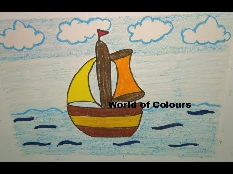 How to Colour Boat | World of Colours - YouTube