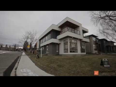 Sunset Homes Calgary Custom Home Builder 2010 25th Ave SW - YouTube