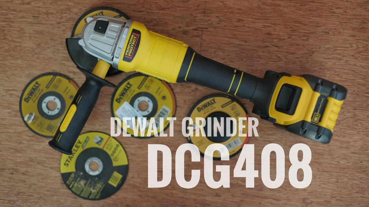 เครื่องเจียร DeWALT DCG408 - YouTube