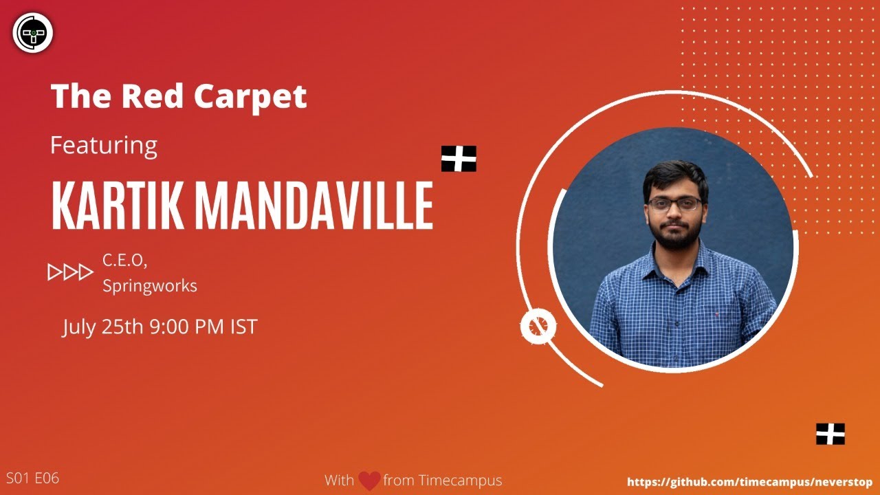 The Red Carpet - Feat. Kartik Mandaville, Chief Executive Officer ...