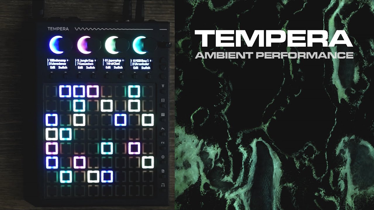 TEMPERA - first ambient performance - YouTube