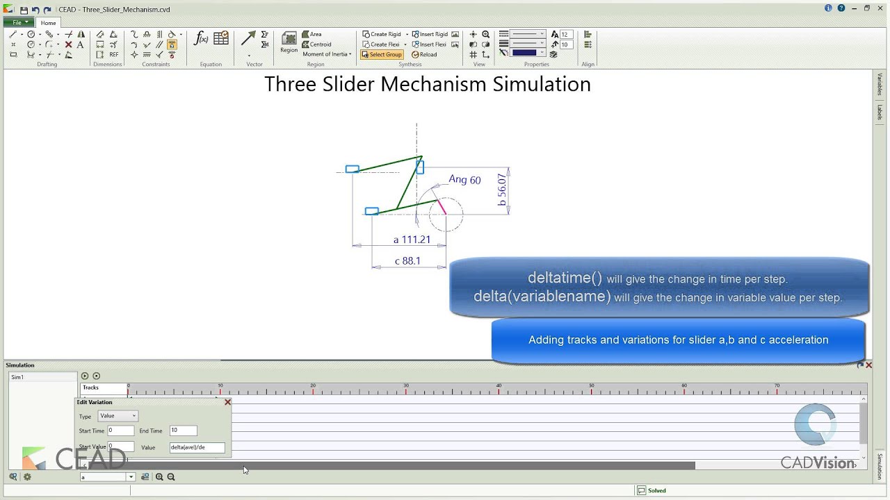 CEAD 3 Slider Mechanism Analysis - YouTube