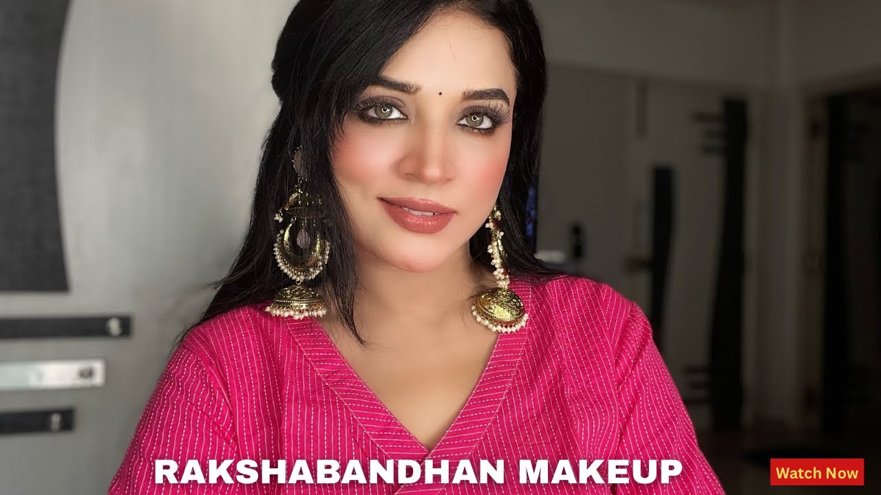 RAKSHABANDHAN MAKEUP | Simple makeup for Rakhi | Festive Makep Look ...