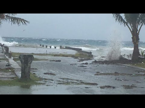 Chuuk wutip typhoon oneop island outerisland of chuuk state - YouTube