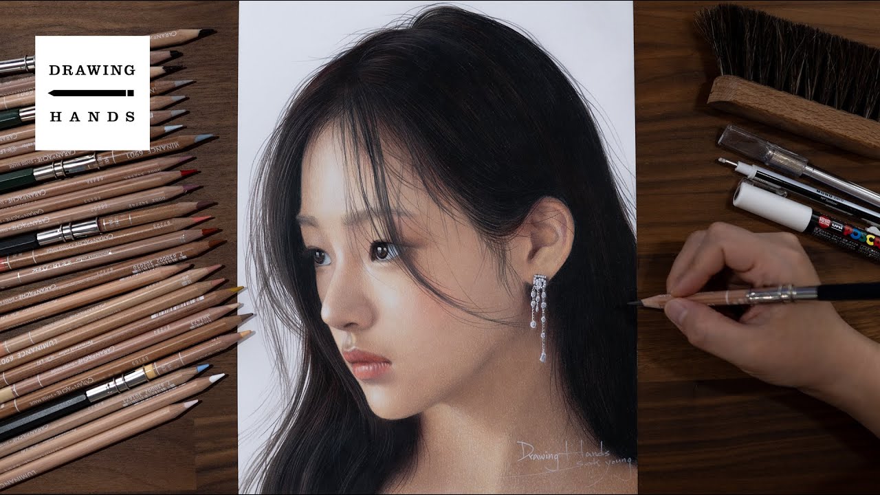 Drawing NewJeans - Minji [Drawing Hands] - YouTube