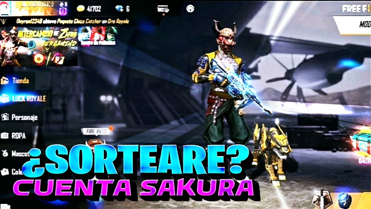 CUENTA SAKURA ¿LA REGALARE? DE FREE FIRE NUEVA ACTUALIZACION - YouTube