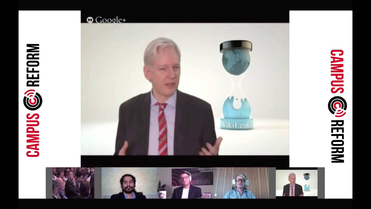 Campus Reform editor Josiah Ryan speaks with Assange in OurSay, Deakin ...