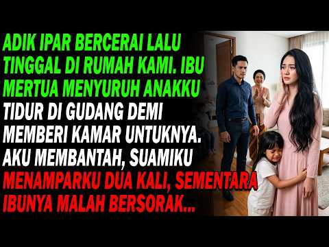 Adik ipar bercerai lalu menumpang, ibu mertua menyuruh putriku tidur di gudang demi memberi kamar...