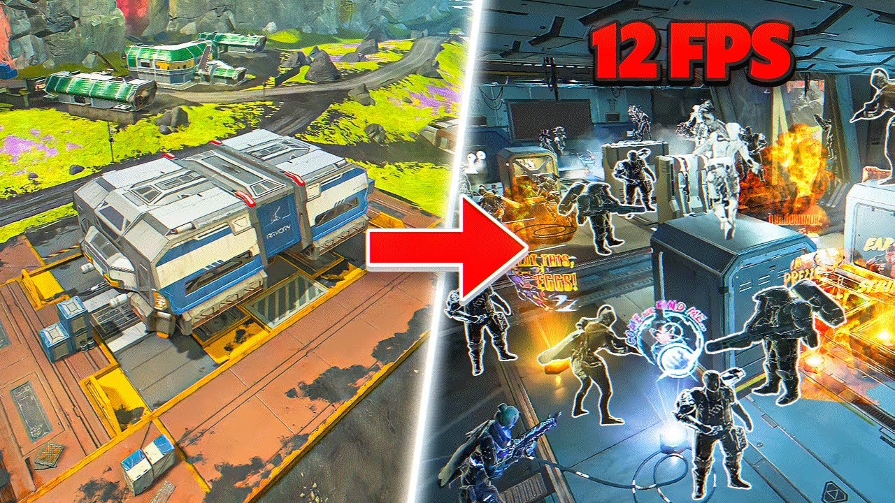We put the ENTIRE Apex Lobby in ONE Room... - YouTube