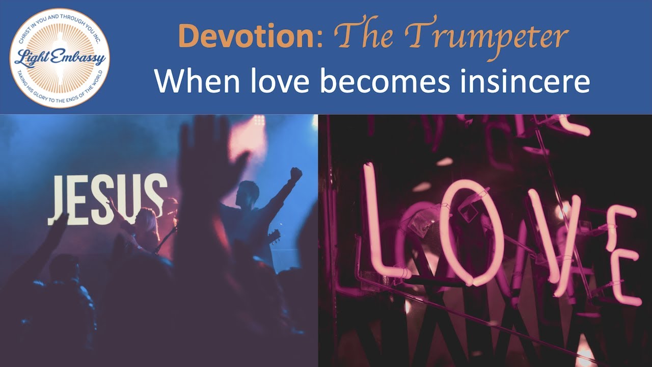 Devotion: When the love becomes insincere. March 31st, 2021 - YouTube
