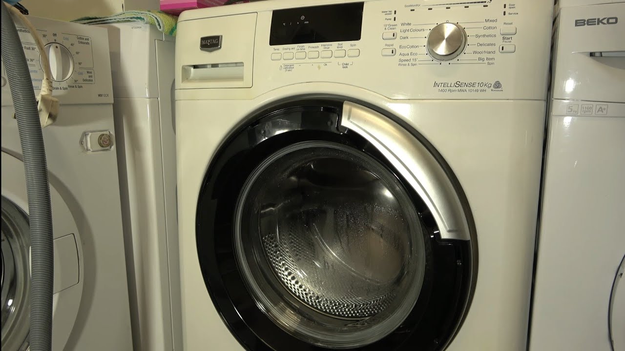 Review of My mums old Maytag intellisense 1400 spin 10kg inverter ...