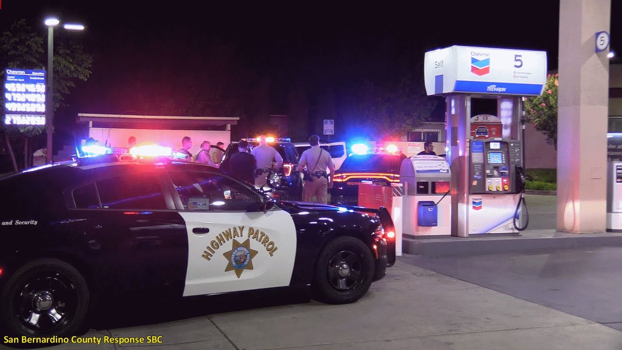 Inland CHP, Street Task Force Units Felony Stop On Road Rage With ...