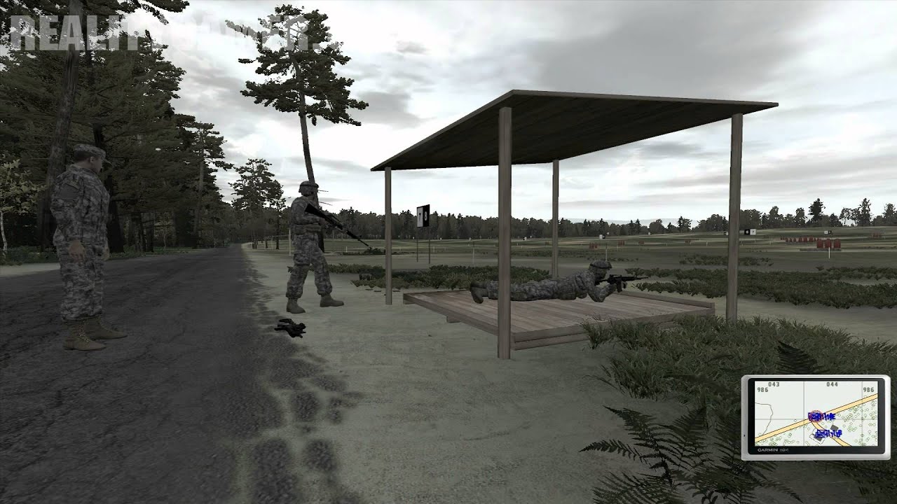 ARMA 2: Fort Benning (Firing Range & Manoeuvres) - YouTube