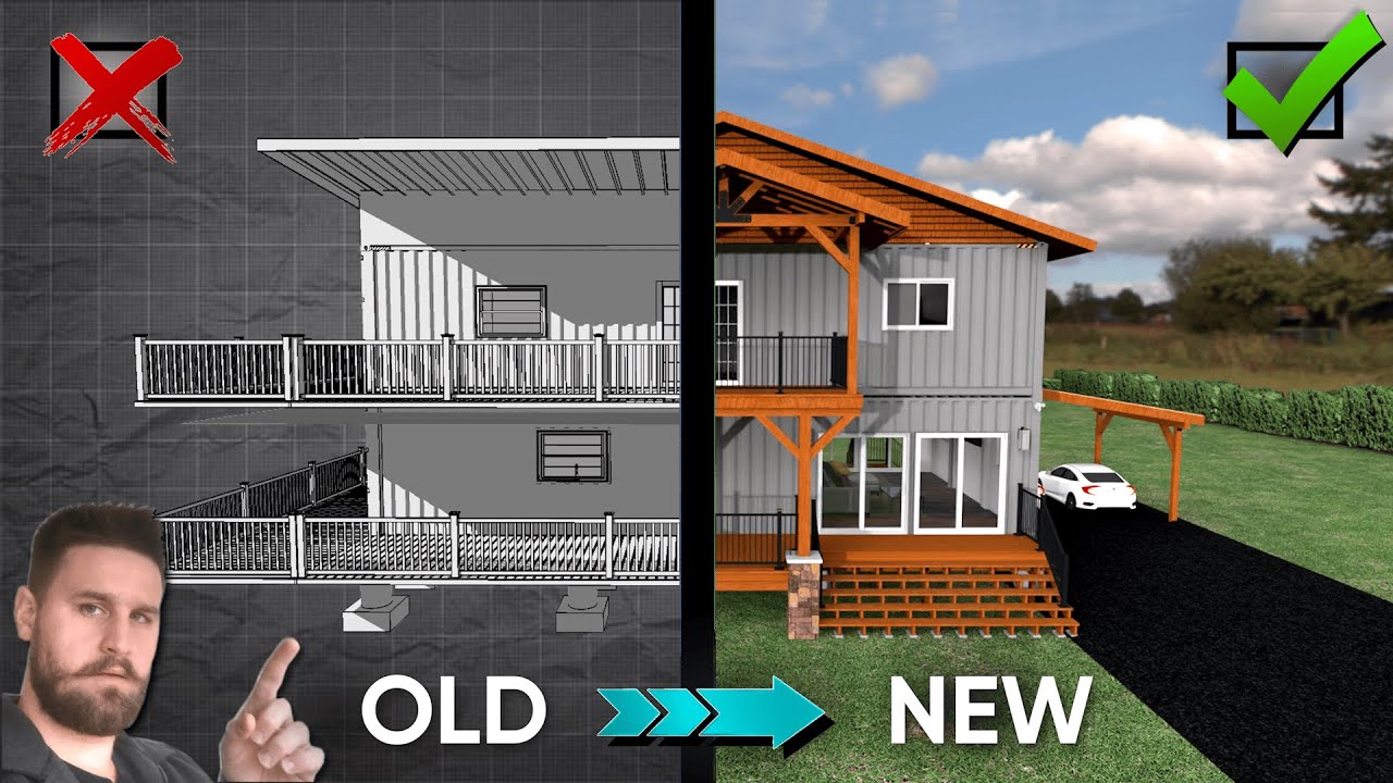 My FAILED Container Home Design (And How I Fixed It!) - YouTube