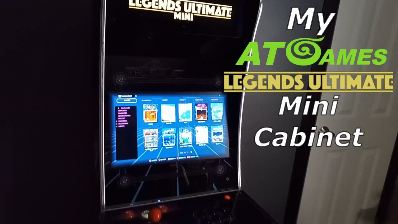 My AtGames Legends Ultimate Mini Cabinet - YouTube
