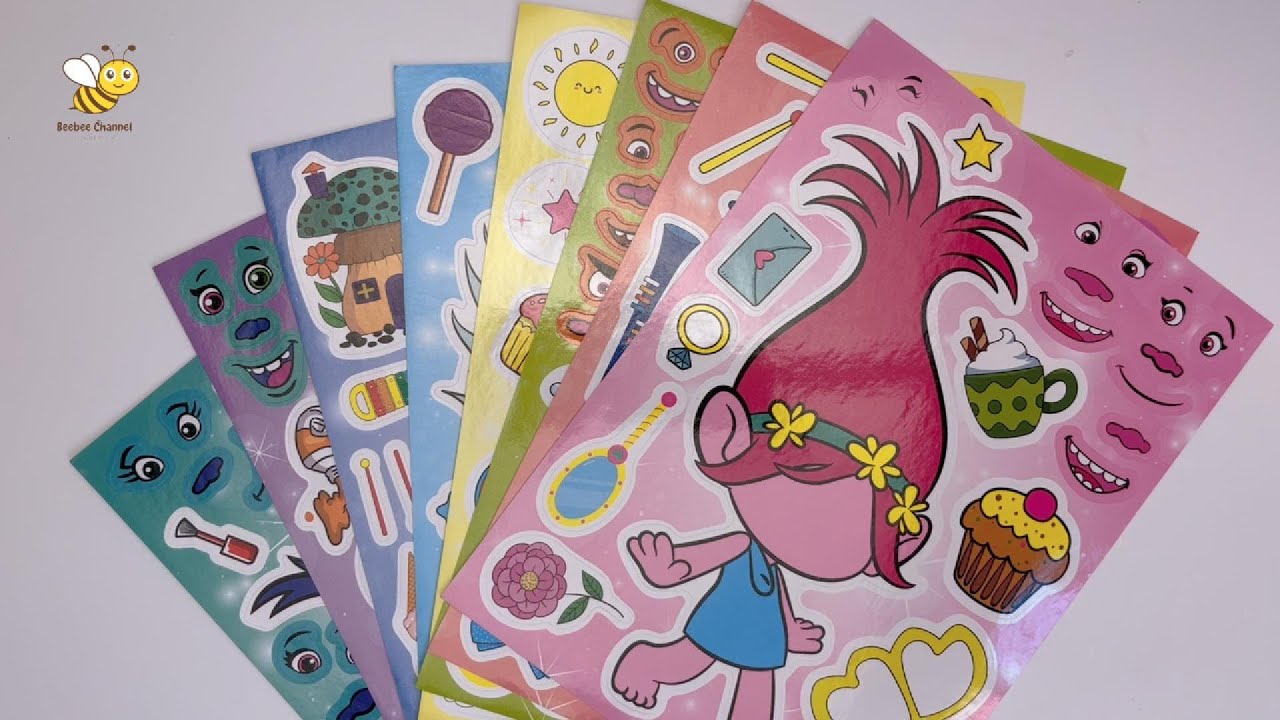 "Leave Your Imprint: Design a Trolls Poppy Face in Your Colorful ...