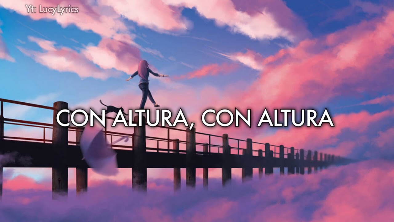 "ROSALÍA, J Balvin - Con Altura ft. El Guincho (Lyrics) - YouTube