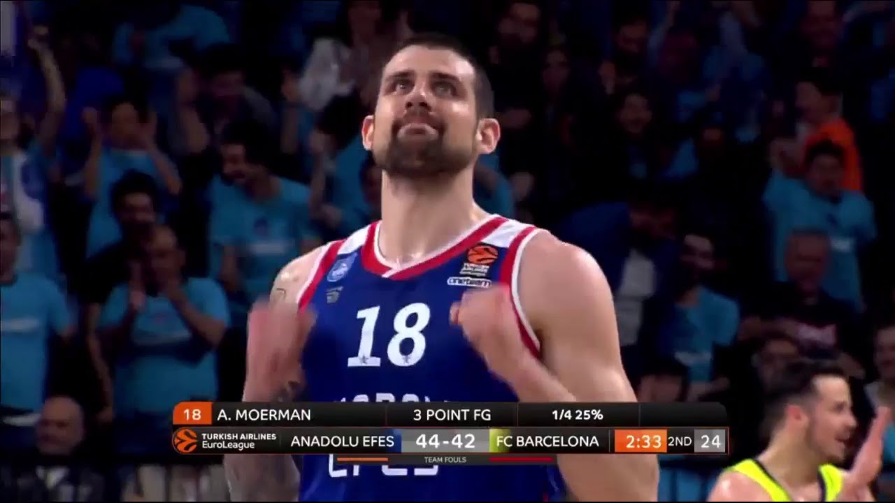 Adrien Moerman highlights (Anadolu Efes-Barcelona: 80-71) - YouTube
